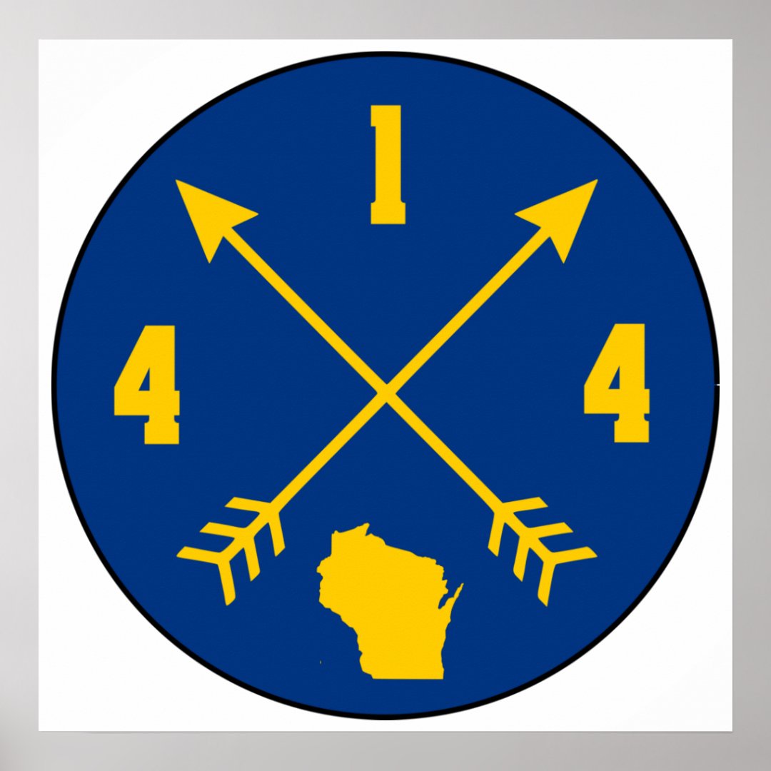 414 Area Code Art Poster | Zazzle