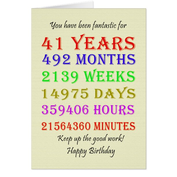 41 Birthday Cards | Zazzle UK