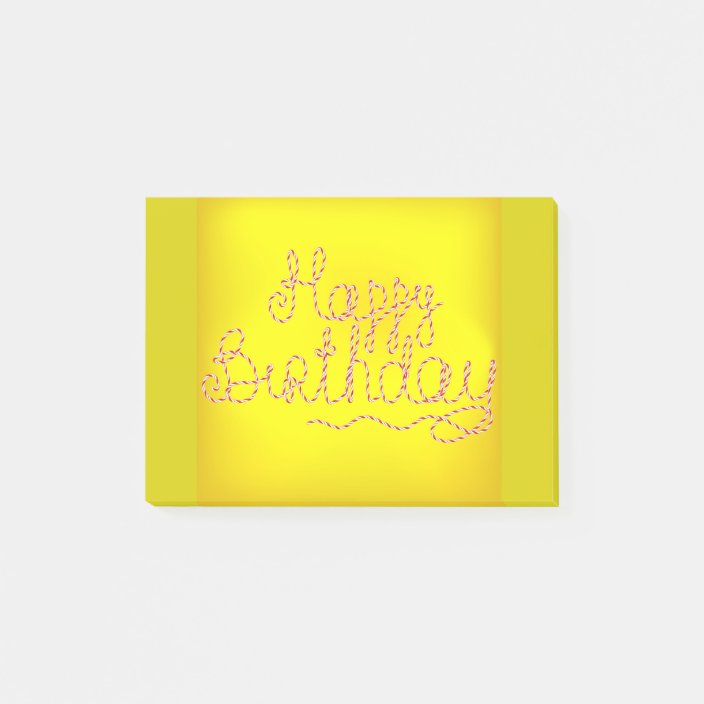 4278Happy Birthday Post-it Notes | Zazzle.co.uk