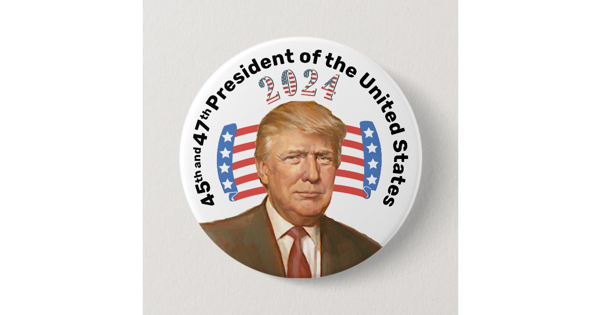 45th and 47th President 7.5 Cm Round Badge | Zazzle
