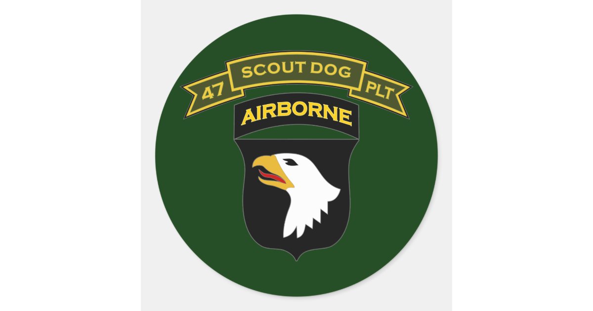 47th IPSD - 101st Airborne Classic Round Sticker | Zazzle