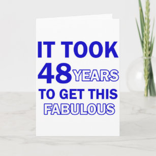 48 Year Old Cards | Zazzle UK