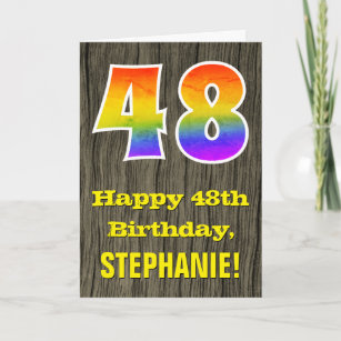 48th Birthday Cards | Zazzle UK