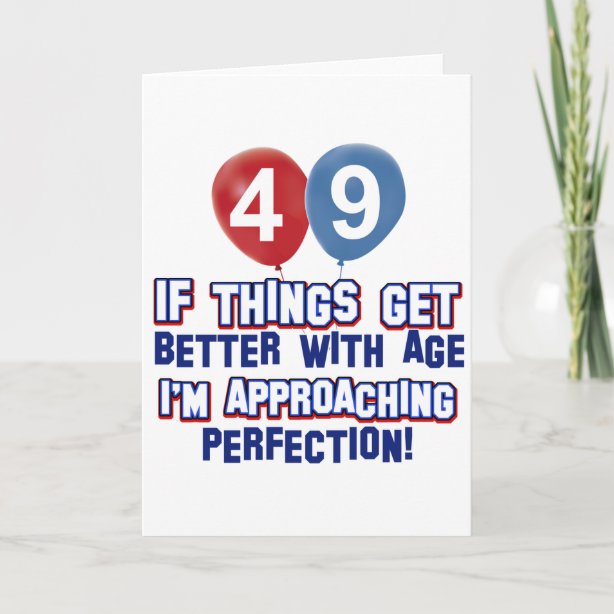 49th Birthday Cards | Zazzle UK