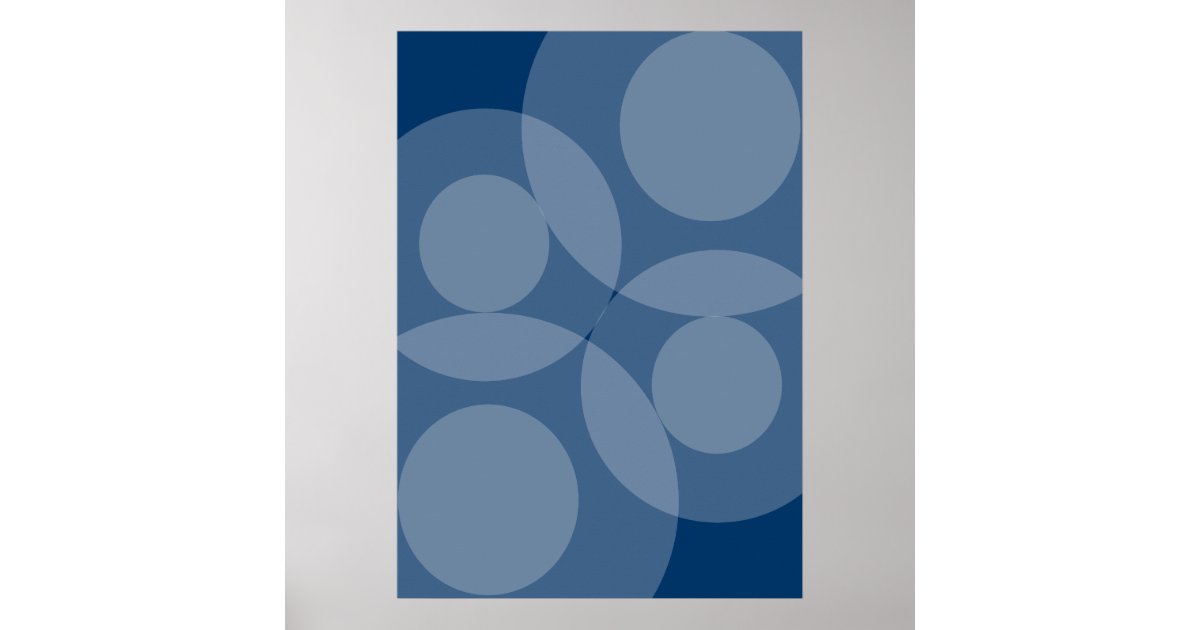 5/3/16Poster - Intersecting circles Poster | Zazzle