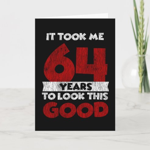 64 Birthday Cards | Zazzle UK