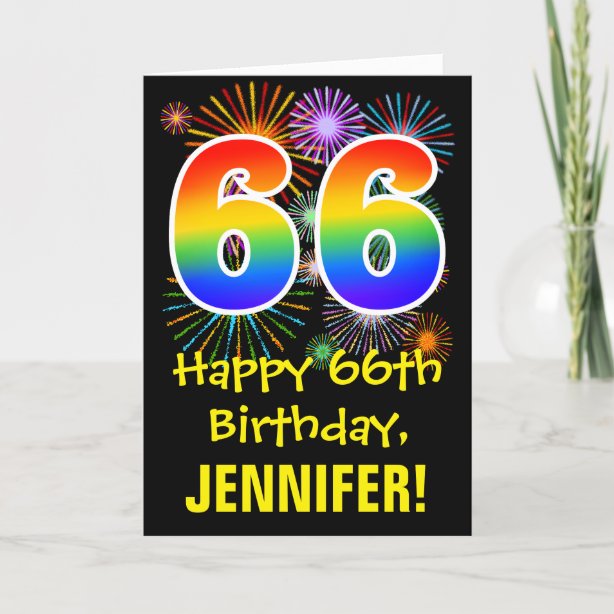 66th Birthday Cards | Zazzle UK