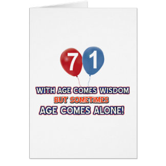 71 Years Birthday Cards, Photo Card Templates, Invitations & More