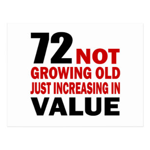 72 Years Old Birthday Cards | Zazzle UK