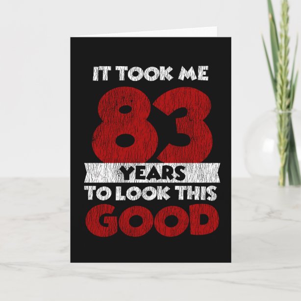 83rd Birthday Cards | Zazzle UK