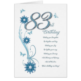 83rd Birthday Cards & Invitations | Zazzle.co.uk