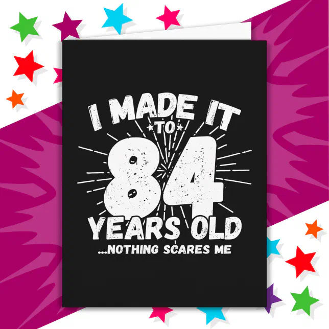 84 Year Old Sarcastic Meme Funny 84th Birthday Card | Zazzle