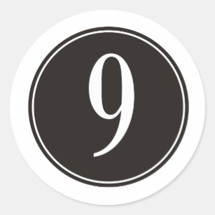 Numbers Stickers & Labels | Zazzle UK