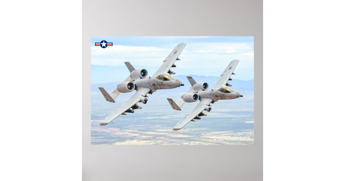 A-10C THUNDERBOLT II POSTER | Zazzle