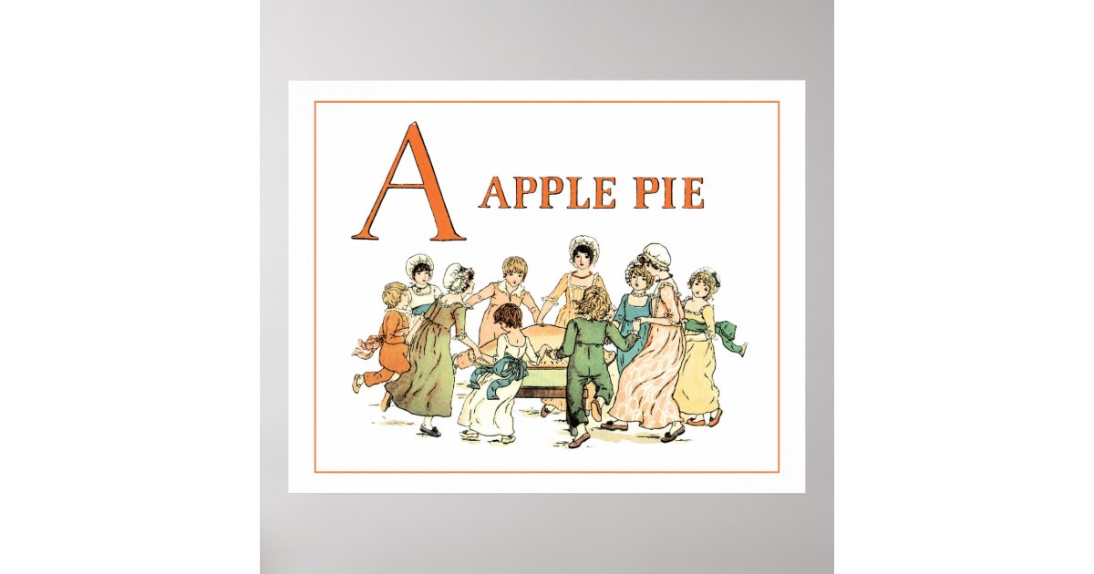 A Apple Pie: Apple Pie Poster | Zazzle