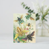 A Buzz of Beautiful Bees Postcards | Zazzle