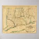 A Correct Map of Connecticut Poster | Zazzle
