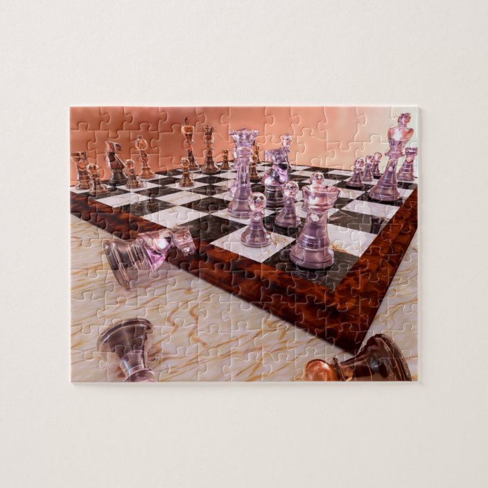 A Game of Chess Jigsaw Puzzle | Zazzle.co.uk