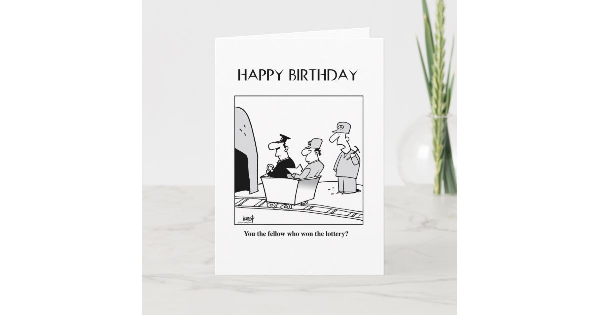 A Miner's Birthday Card | Zazzle
