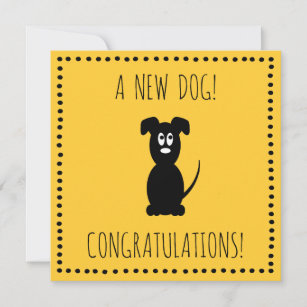 On Your New Puppy Congratulations Cards | Zazzle.co.uk