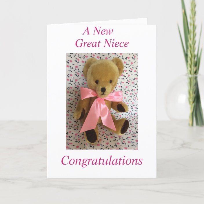 A New Great niece Card | Zazzle.co.uk