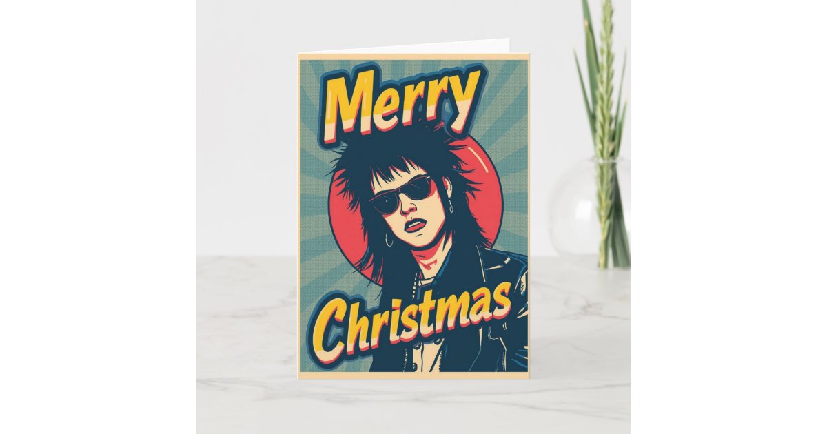 A punk christmas card | Zazzle