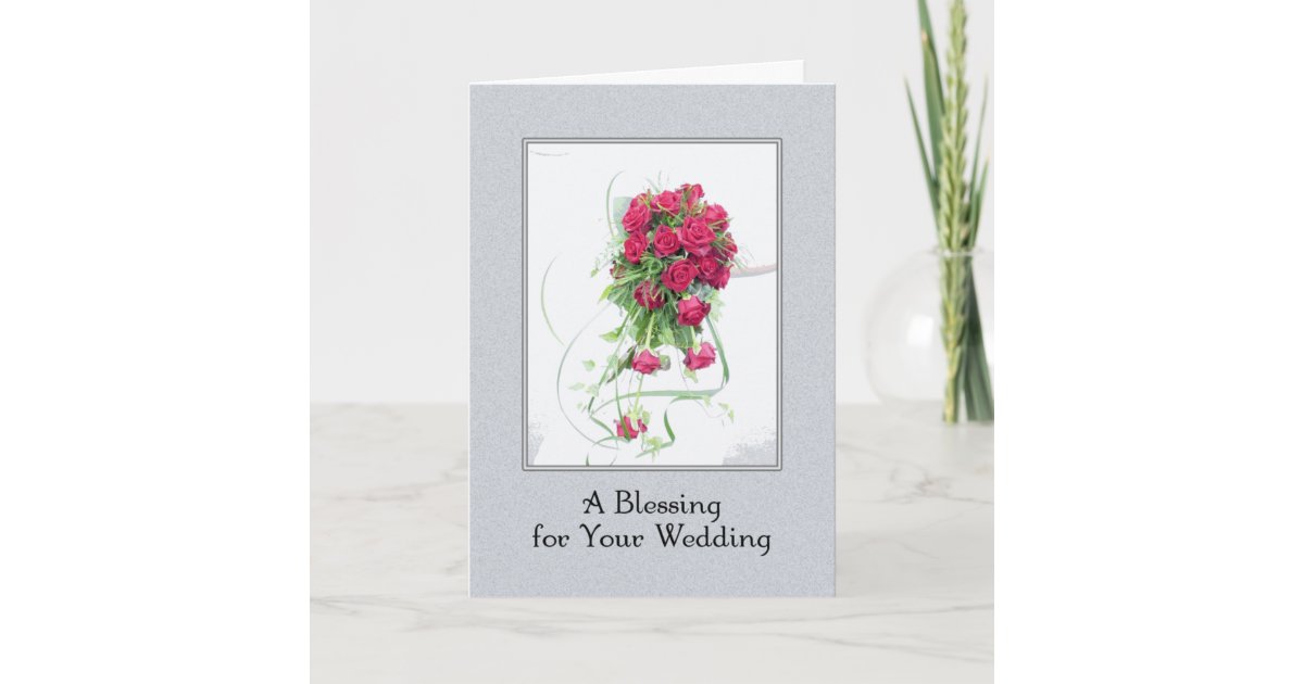 A Wedding Blessing Card | Zazzle