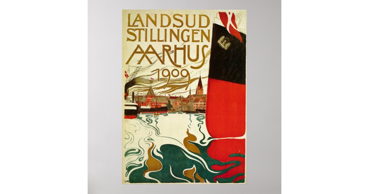 AARHUS POSTER | Zazzle