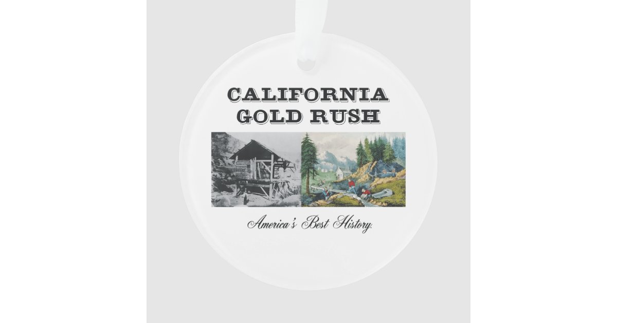 ABH California Gold Rush Ornament | Zazzle
