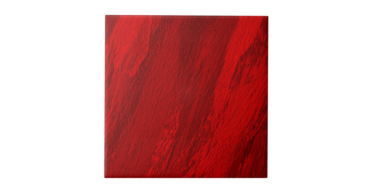 Abstract diagonal shades of red design tile | Zazzle