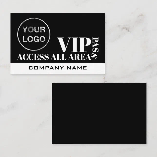 Access All Areas Logo Design, VIP Cards | Zazzle