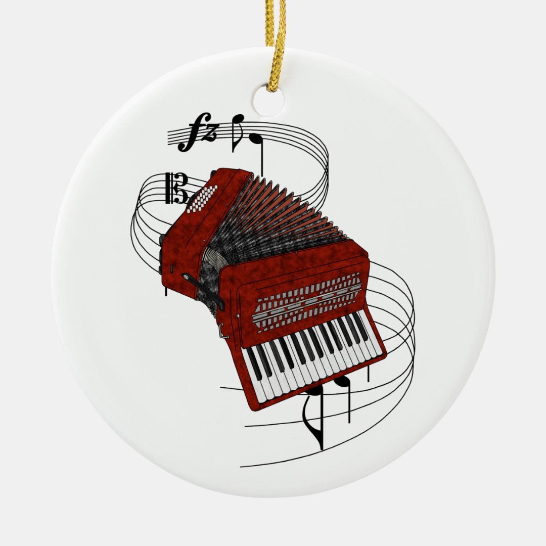 Accordion Ornament | Zazzle