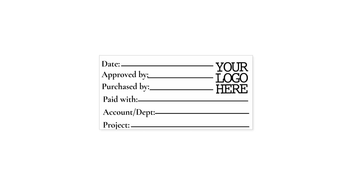 Accounting AP Purchase Project Invoice Approval Self-inking Stamp | Zazzle