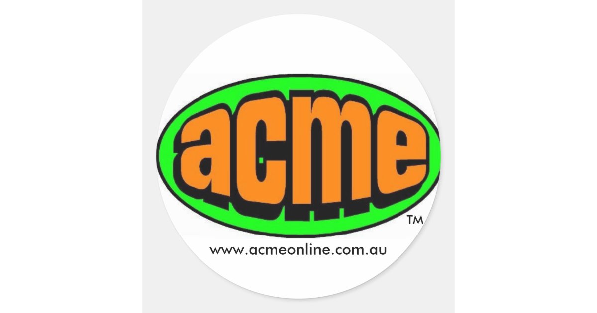 ACME Sticker | Zazzle