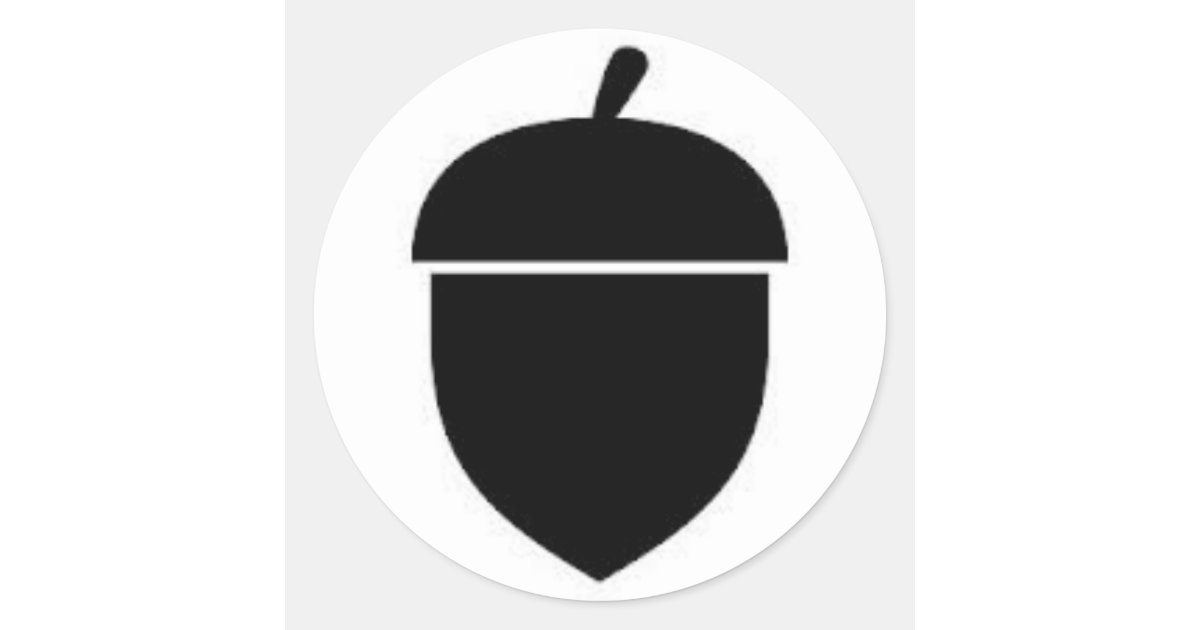 Acorn sticker | Zazzle