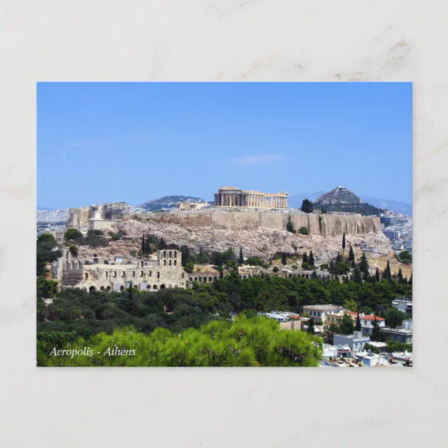 Acropolis – Athens Postcard | Zazzle