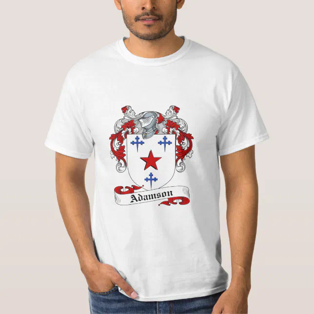 Adamson Family Crest Adamson Coat of Arms T-Shirt | Zazzle