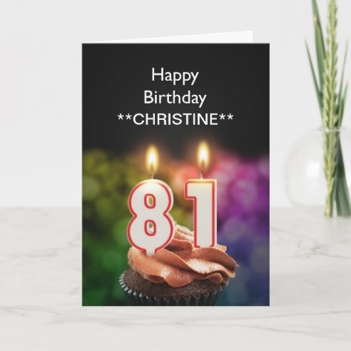 81st Birthday Cards | Zazzle UK