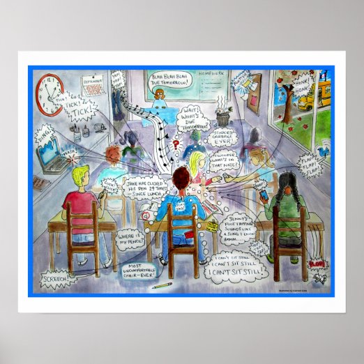 Adhd Art & Wall Décor | Zazzle.co.uk