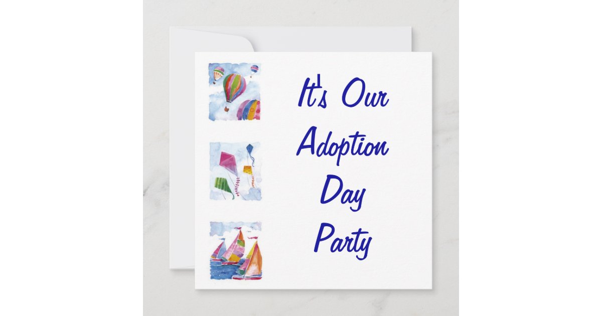 adoption day party invitation | Zazzle