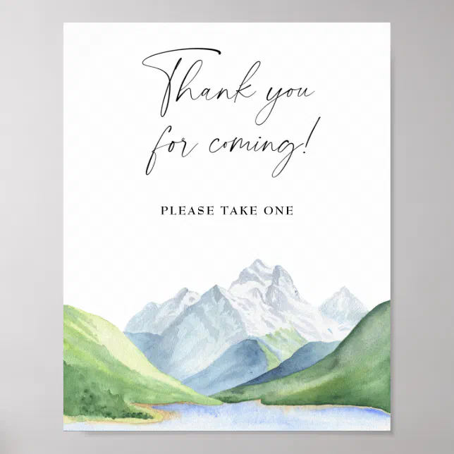 Adventure time! - Thank you for coming Poster | Zazzle