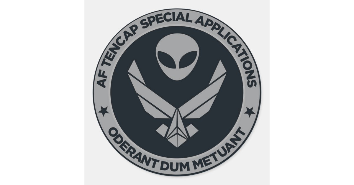 AF TENCAP Psyop Patch Classic Round Sticker | Zazzle