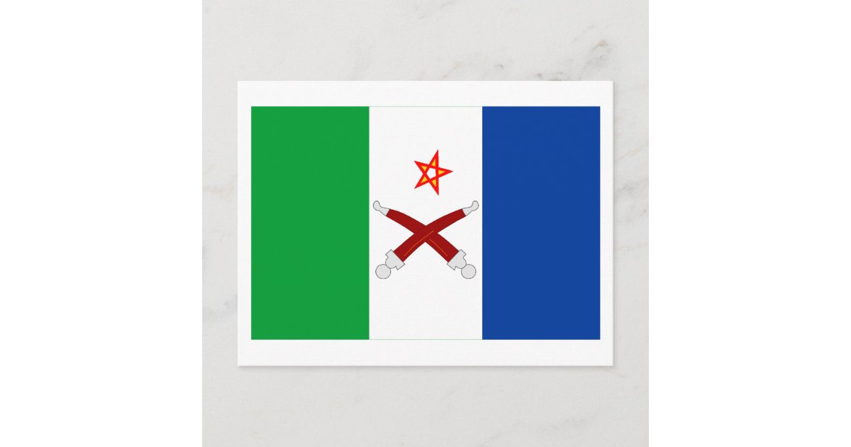 Afar Flag Postcard | Zazzle