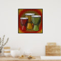 African Djembe Drum Poster | Zazzle