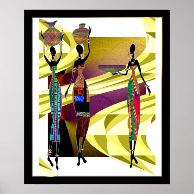 African Feast Poster | Zazzle