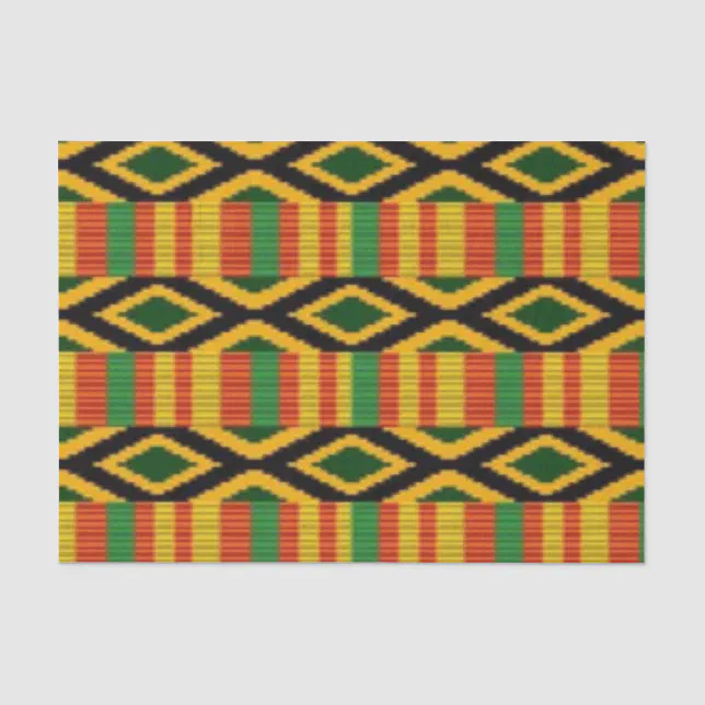 African Multi Colour Pattern Print Design Tissue Paper | Zazzle