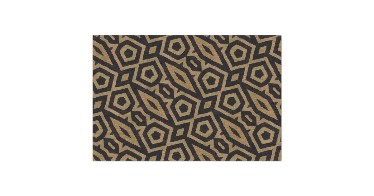 African Textile Decoupage Tissue Tissue Paper | Zazzle
