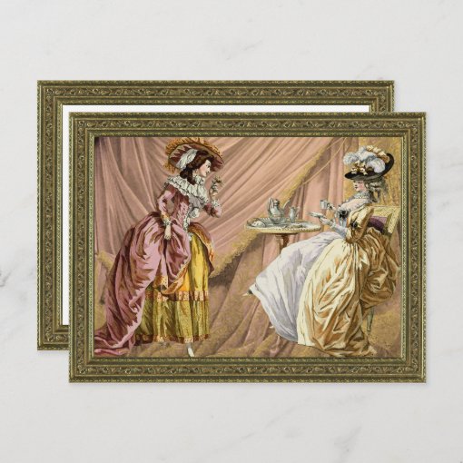 Afternoon tea postcard | Zazzle