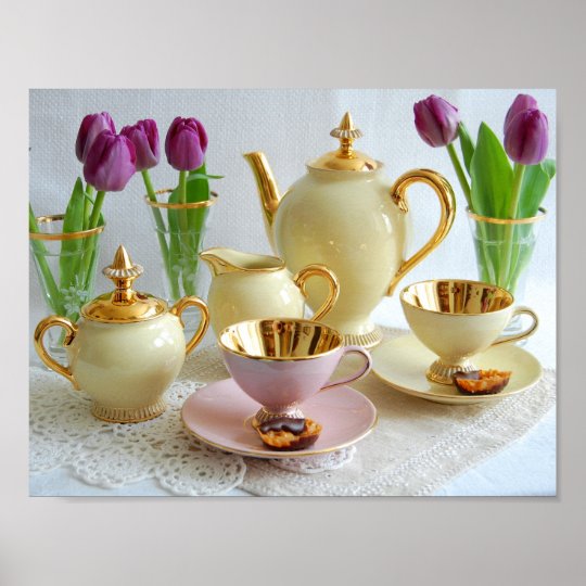 Afternoon Tea Poster | Zazzle.co.uk