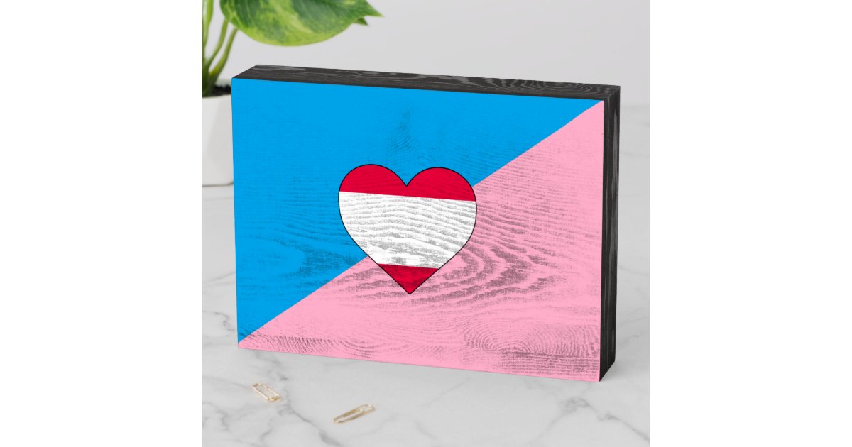 Age Play Pride Flag Wooden Box Sign | Zazzle